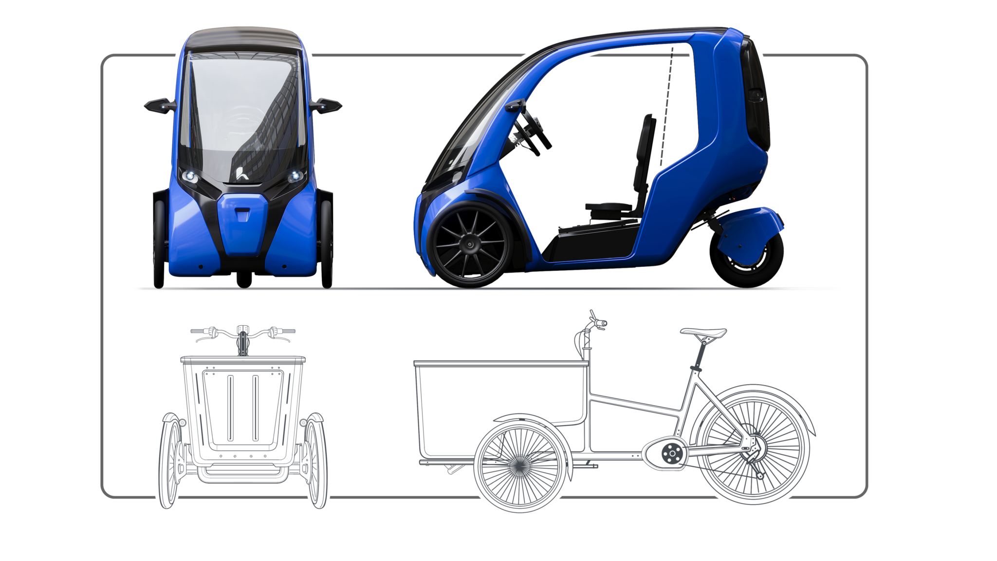 Der Hopper -Das wettergeschützte E-Bike für die Stadt-